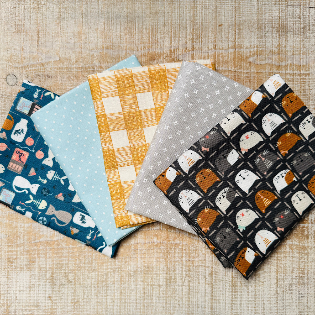 Fat Quarter Pack - Cat Quarter – Brooklyn General Store