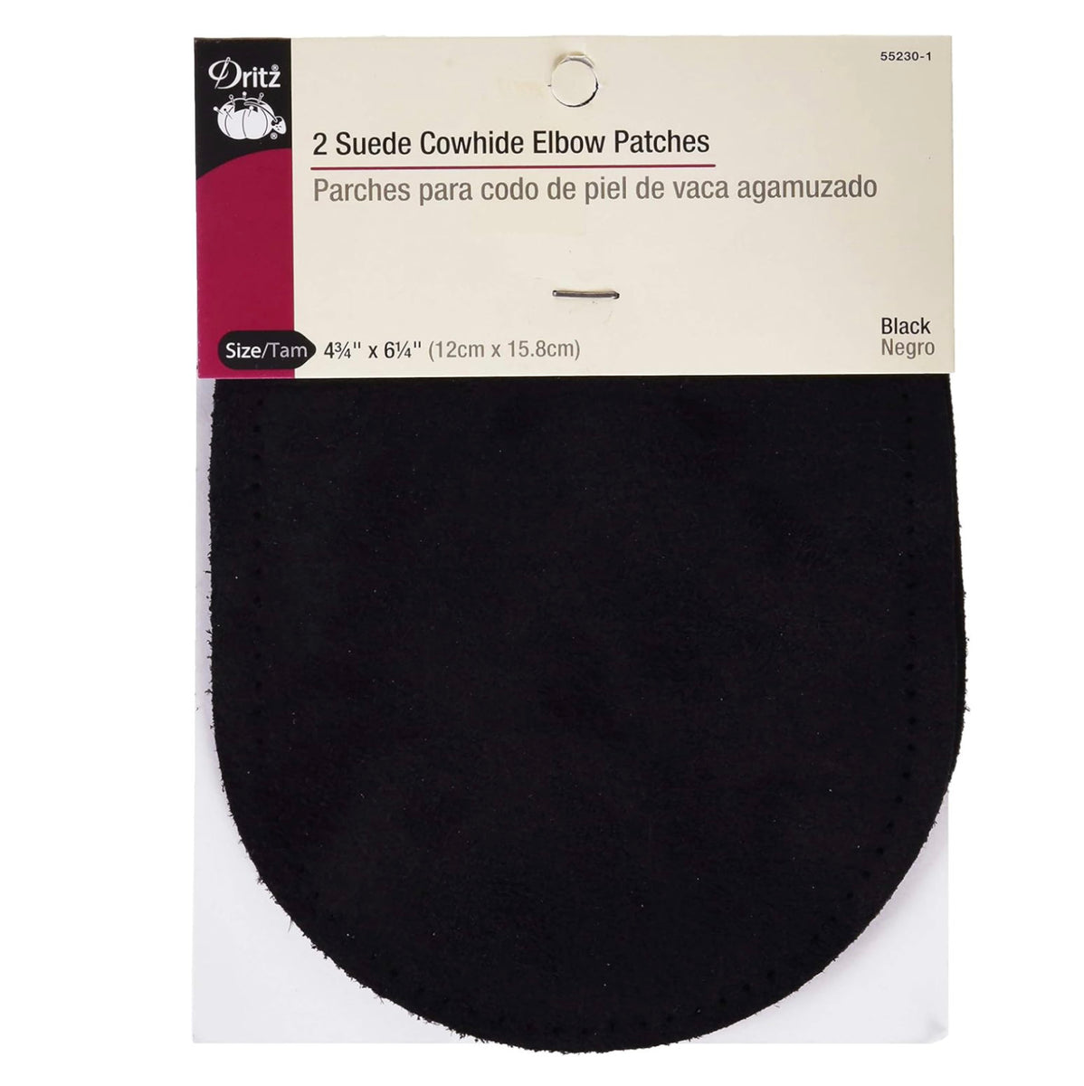 Dritz Suede Cowhide Elbow Patches- Black # 55230-1 – Brooklyn General Store
