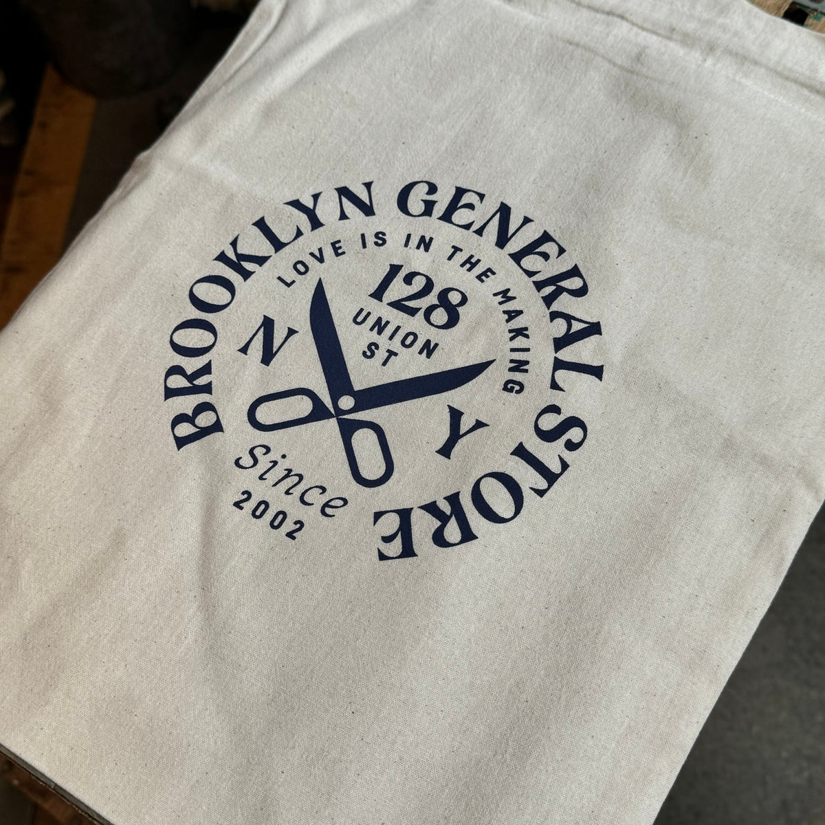 BGS New Logo Project Bag – Brooklyn General Store