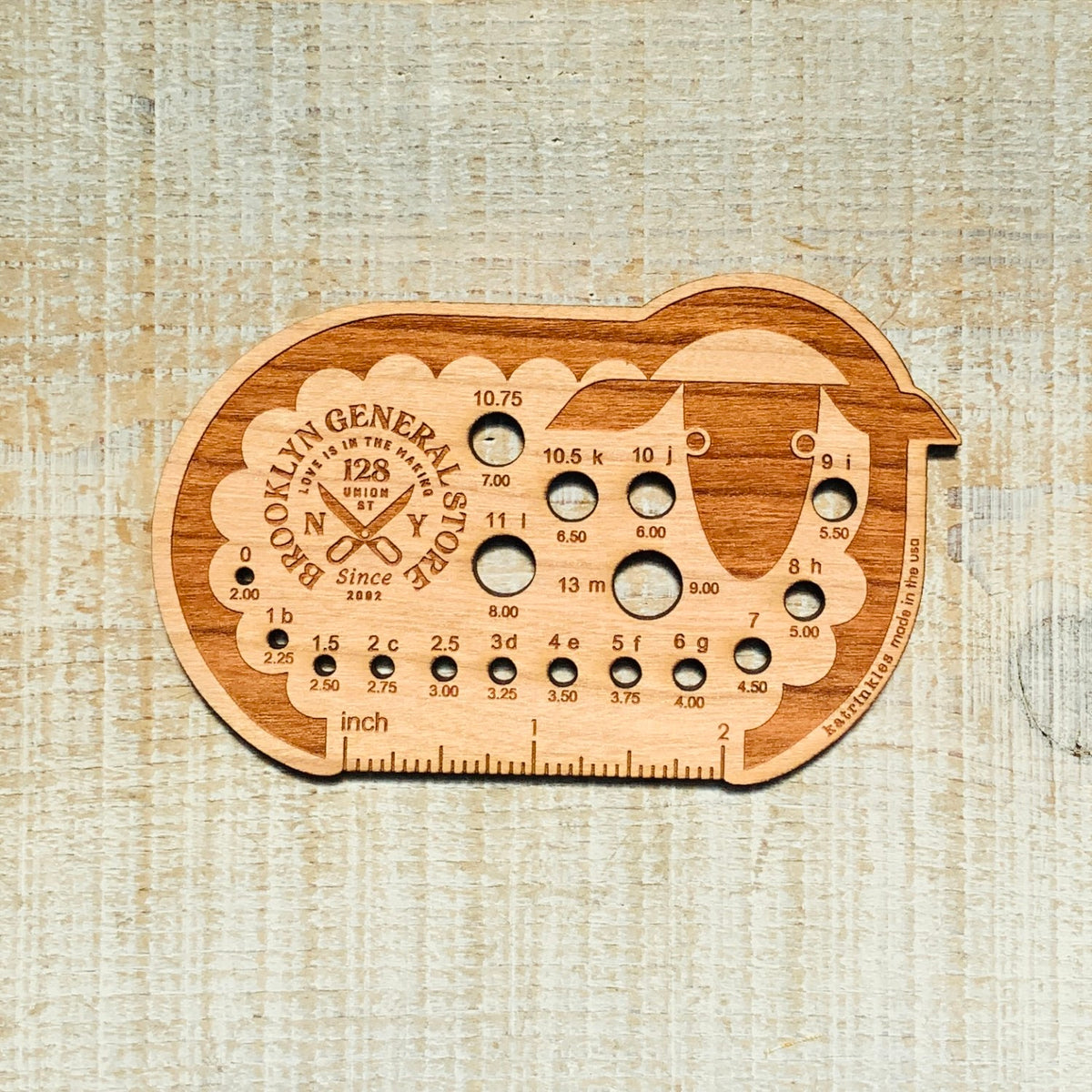 Katrinkles BGS Sheep Gauge Ruler – Brooklyn General Store