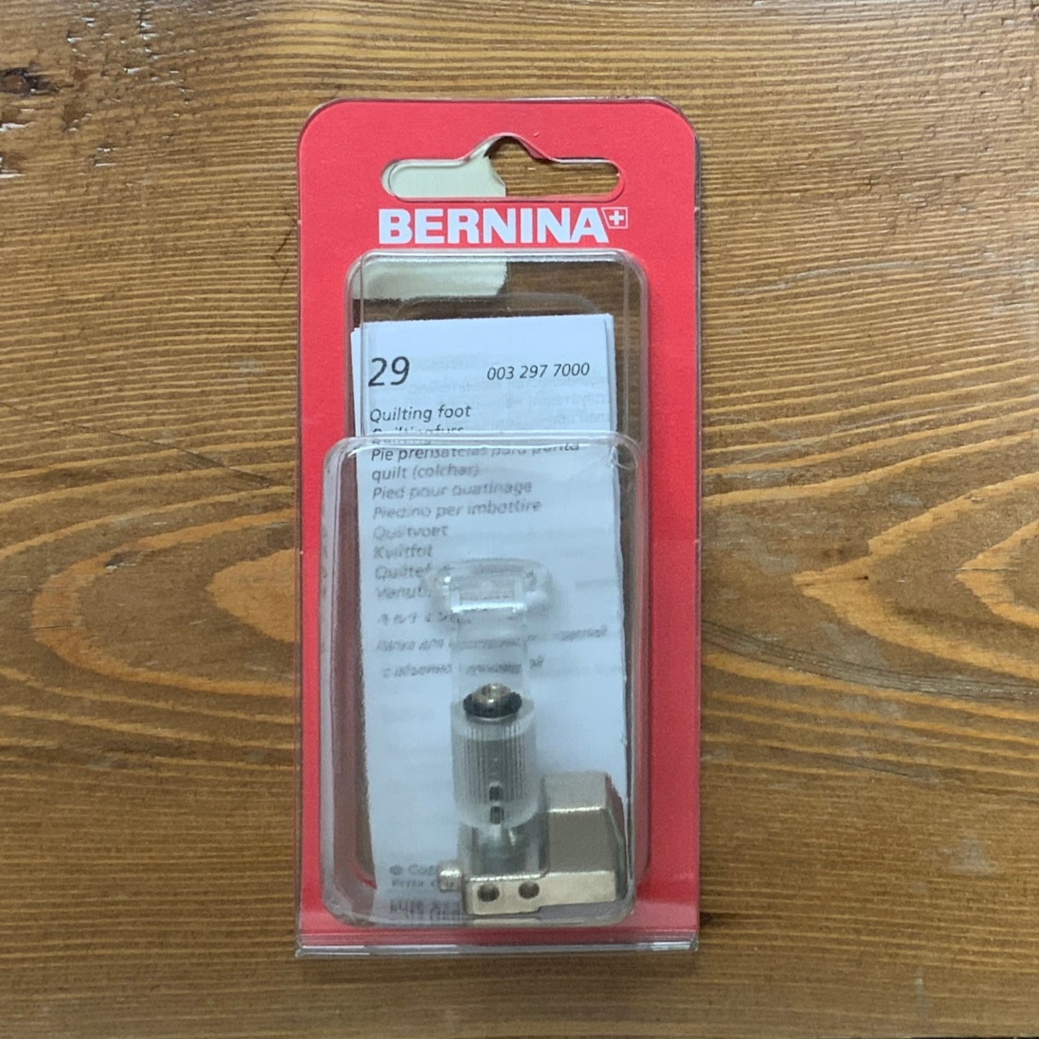 OLDER - Bernina Foot #29C - Plastic Quilting for 1630 - 003297.70.00 ...
