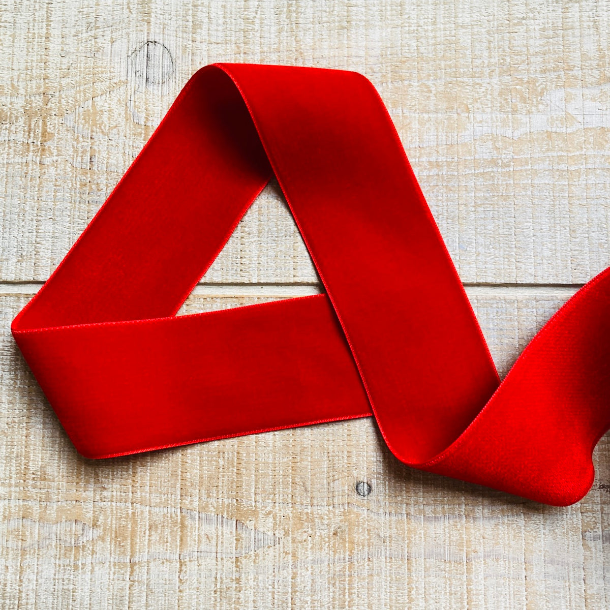 Double Faced Velvet Ribbon 48 mm Red – Brooklyn General Store