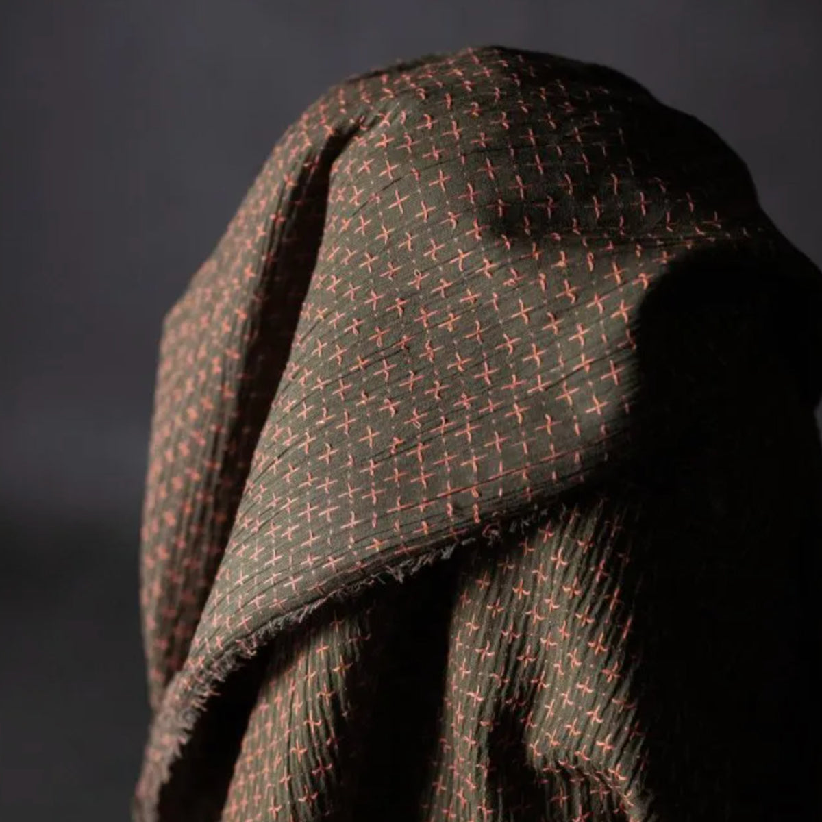 Merchant & Mills Mia Pink Cross Stitch Indian Cotton – Brooklyn General ...