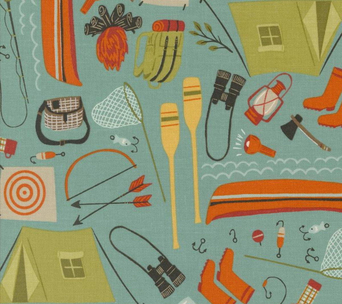 Moda Fabrics- The Great Outdoors 20882 18- Sky – Brooklyn General Store