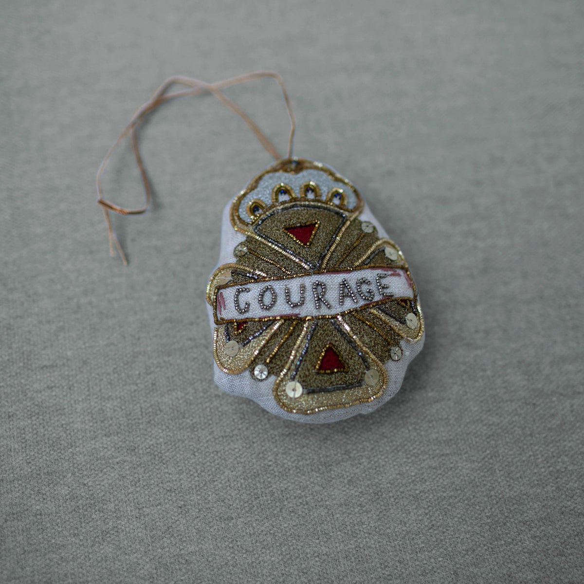 Skippy Cotton Wall Hanging - Courage Crest Token – Brooklyn General Store