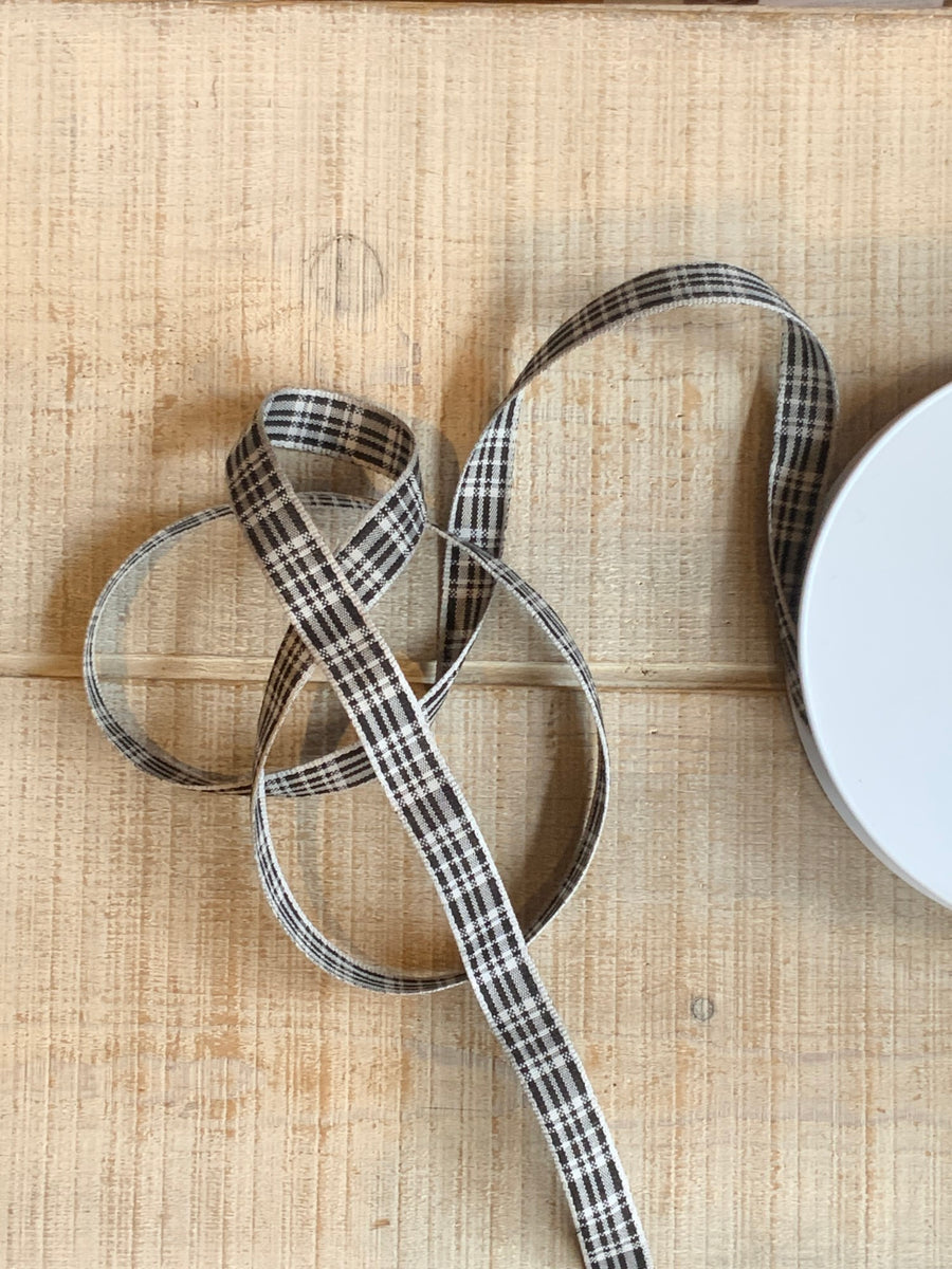 La Stephanoise Ruban Carreaux Ribbon 15 mm 4748 C014 Black – Brooklyn ...