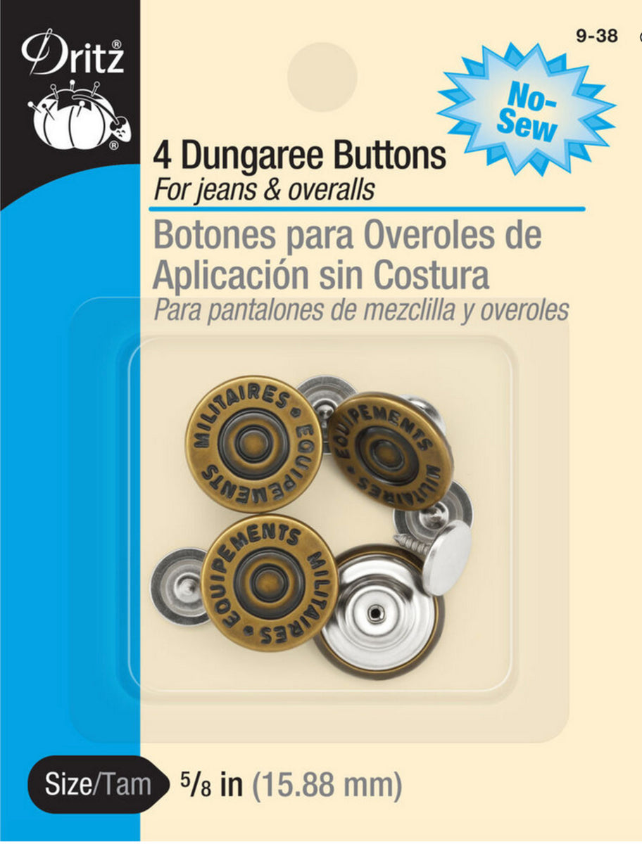Dritz Dungaree Buttons – Brooklyn General Store