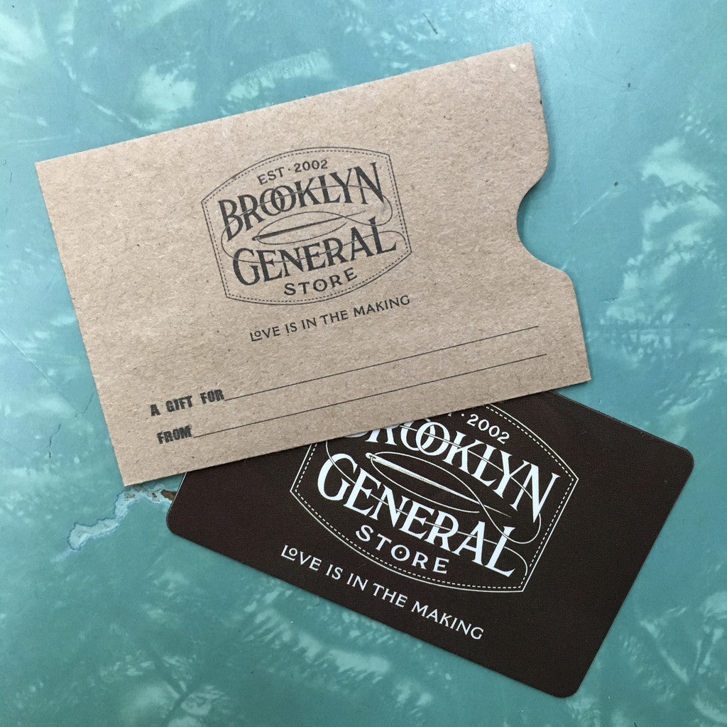 $100 Gift Certificate (In store use only) – Brooklyn General Store