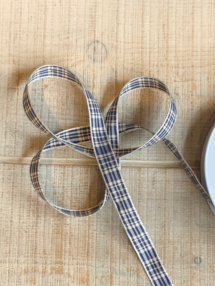 La Stephanoise Ruban Carreaux Ribbon 15 mm 4748 C023 Blue – Brooklyn ...