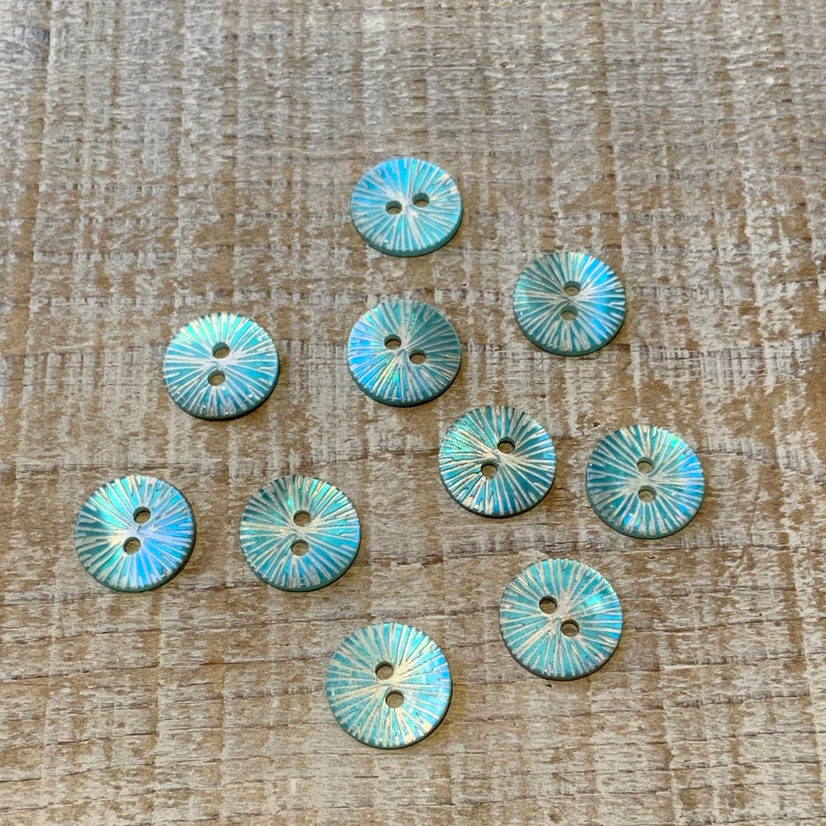 Textile Garden - Glossy Shell with Starburst Pattern - 12 mm – Brooklyn ...